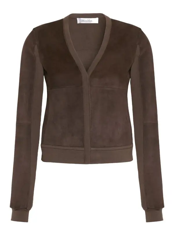 Max Mara Ozioso Panelled Cardigan - Mud