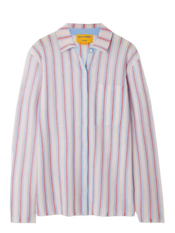 Guest In Residence Striped Long-sleeve Shirt - No