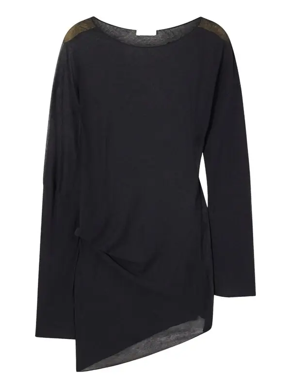 RUOHAN Light Cotton Voile Top - Black