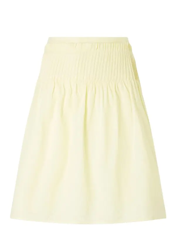SIR. Rochelle Pintuck Cotton Midi Skirt - No