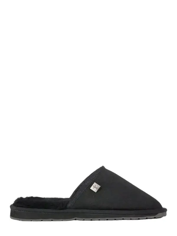 EMU AUSTRALIA Platinum Yamba Logo-plaque Shearling-lined Slippers - Black