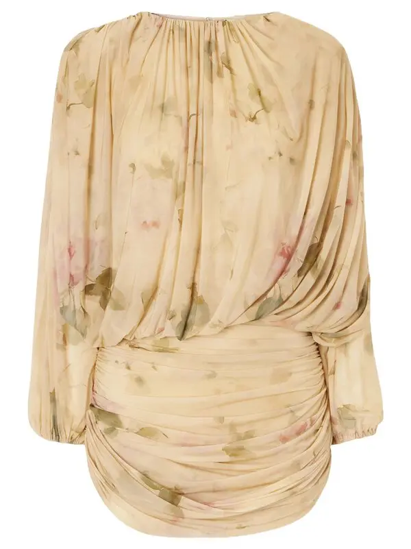 Magda Butrym Floral-print Georgette Mini Dress - No