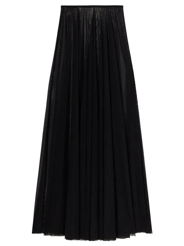 Norma Kamali Light Tulle Dress - Black