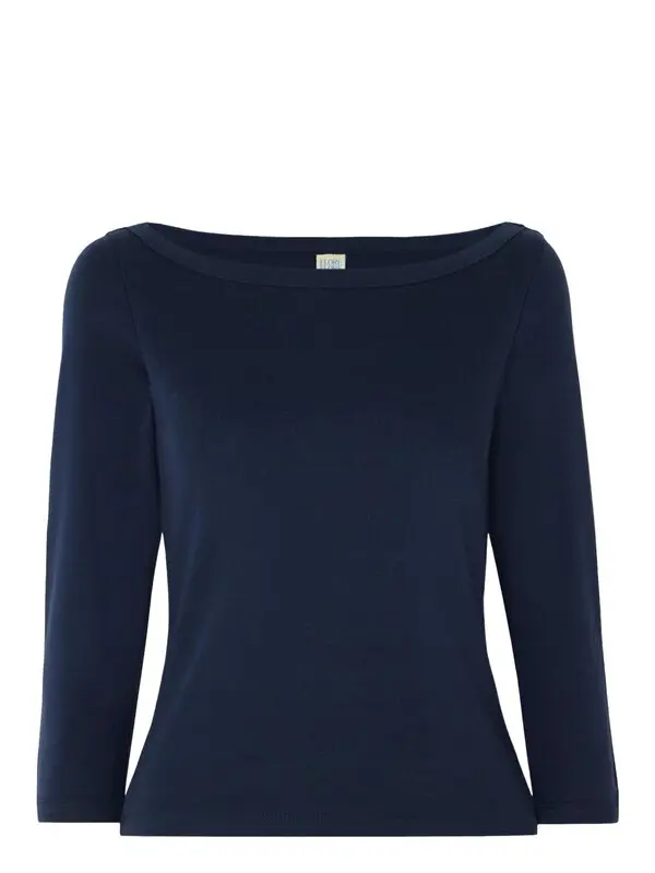 FLORE FLORE Simple Short-sleeve T-shirt - Black