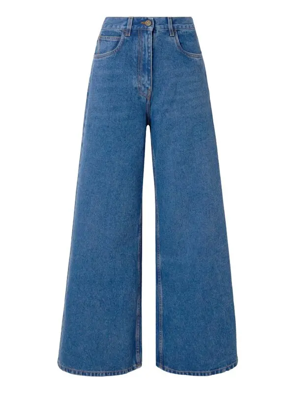 Etro High-waisted Wide-leg Jeans - Blue