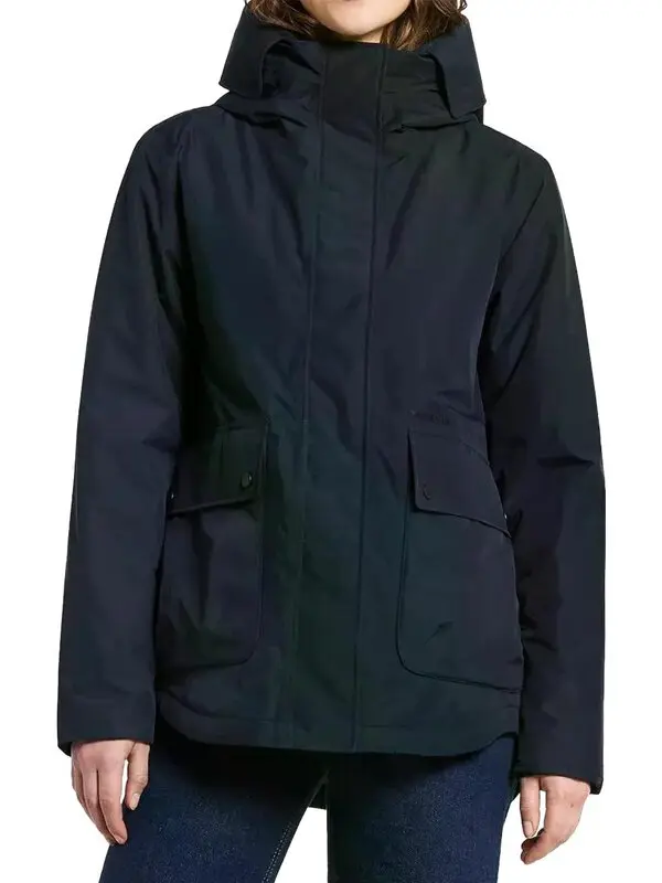 DIDRIKSONS Daniella Hooded Flap-pocket Jacket - Blue