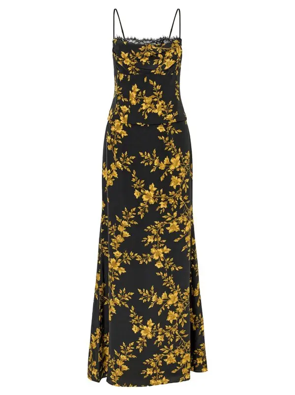 Rebecca Vallance Floral-print Silk-crepe De Chine Gown - No
