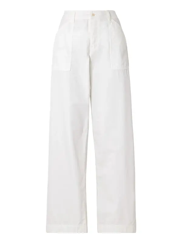 Matteau Cotton Straight-leg Pants - No