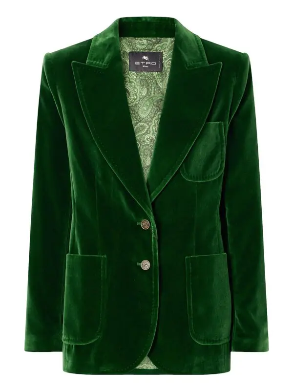Etro Velvet Blazer - No