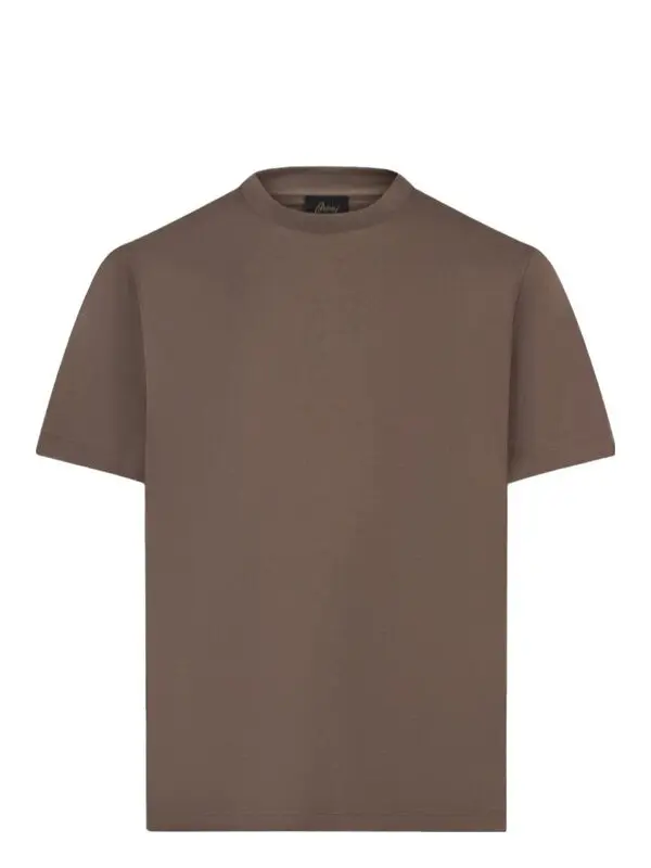 Brioni Crew-neck T-shirt - Light Brown