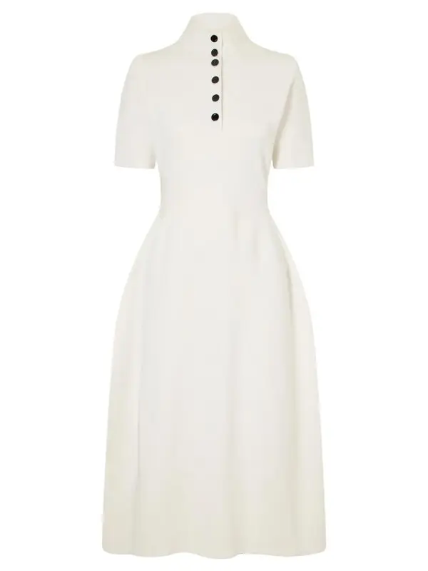 Proenza Schouler Mathilde Ribbed Stretch-jersey Midi Dress - No