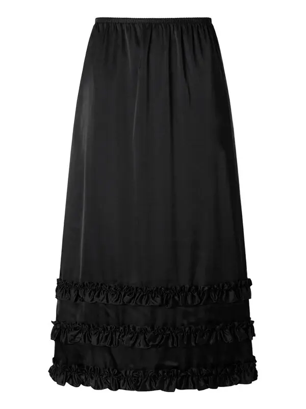 Simone Rocha Ruffled-hem Midi Skirt - No