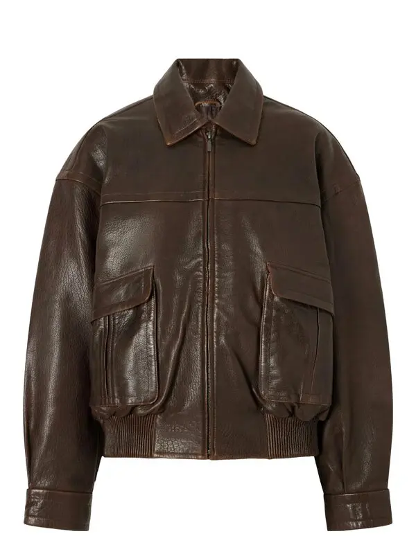 Christopher Esber Leather Jacket - No