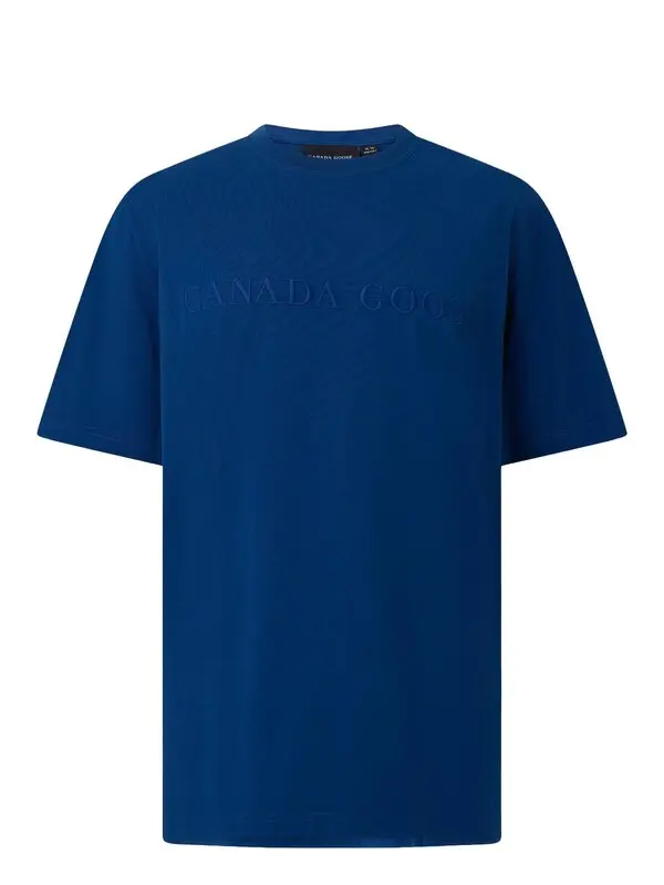Canada Goose Crew-neck Short-sleeve T-shirt - Blue