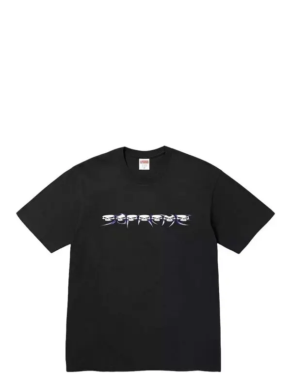 Supreme Skulls-print T-shirt - Black