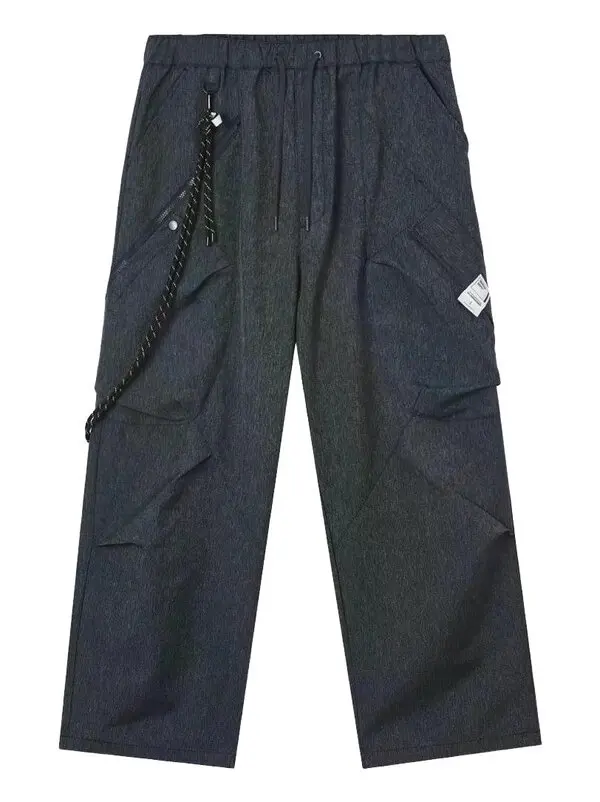 MUSIUM DIV. Panelled Cargo Pants - Blue