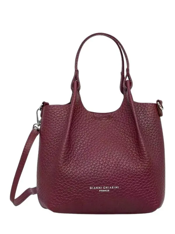 GIANNI CHIARINI Small Dua Grained Leather Mini Bag - Red