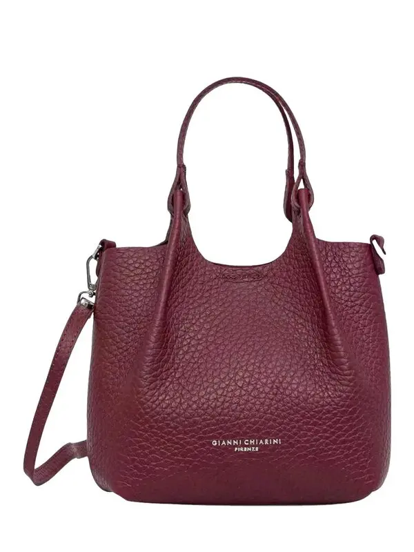 GIANNI CHIARINI Small Dua Grained Leather Mini Bag - Red