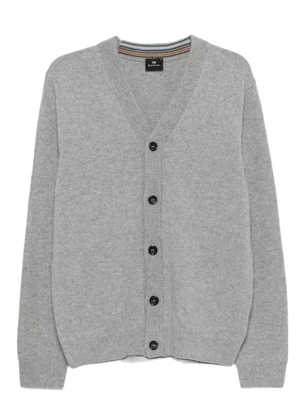 Paul Smith Button-up Wool Cardigan - Grey