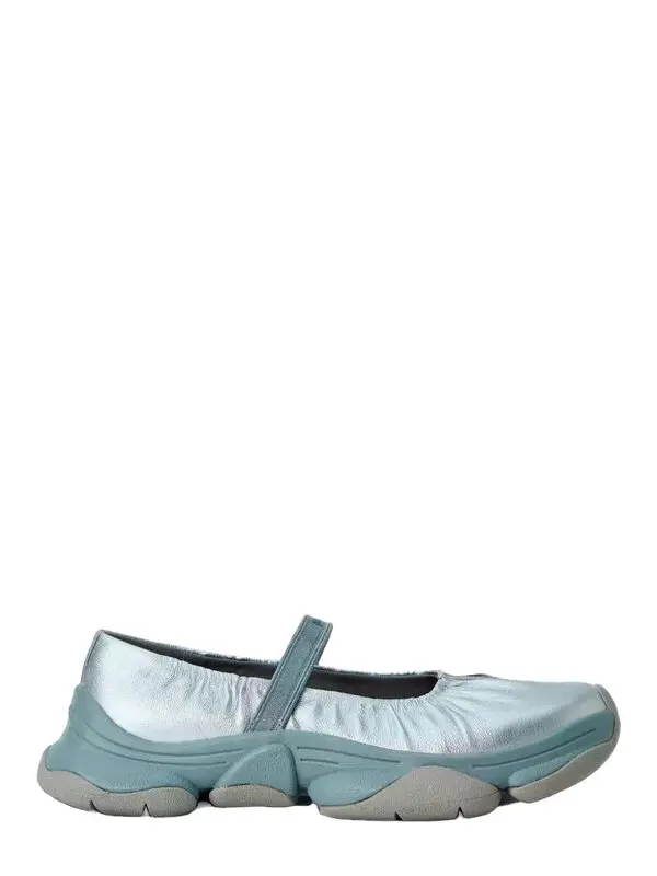 Camper Karst 2 Leather Slip-on Sneakers - Silver