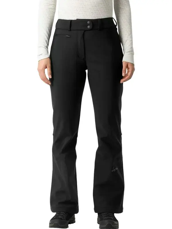 LAMUNT Stefanie Logo-embroidered Trousers - Black