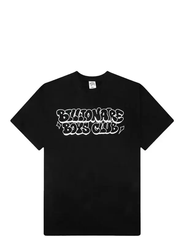 BILLIONAIRE BOYS CLUB Logo-print Slogan-print T-shirt - Black