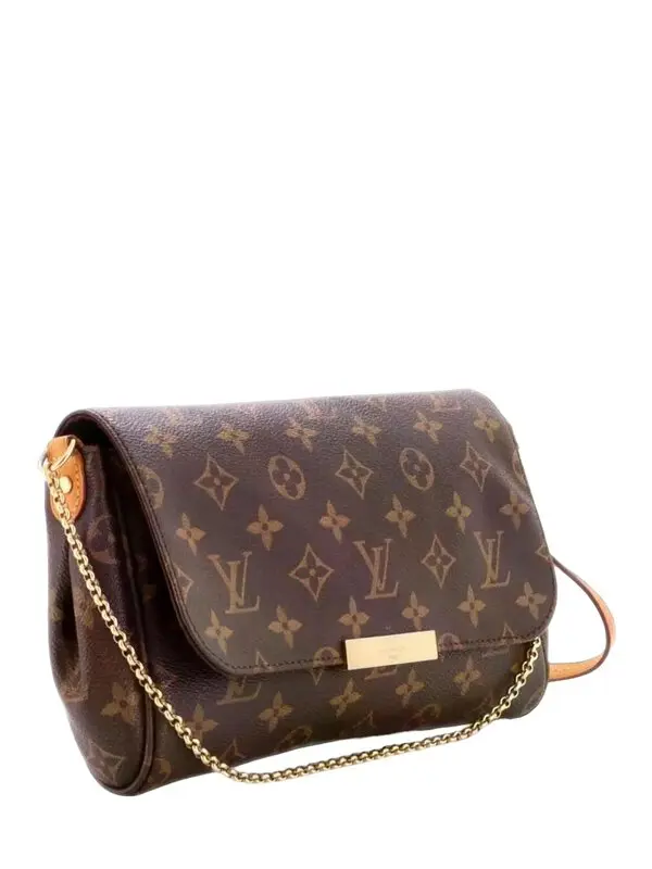 LOUIS VUITTON Favorite Handbag Monogram Canvas Mm Crossbody Bag - Brown