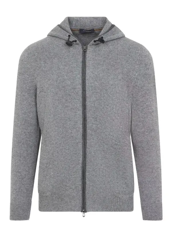 Sease Waythree Drawstring-hood Cardigan - Grey