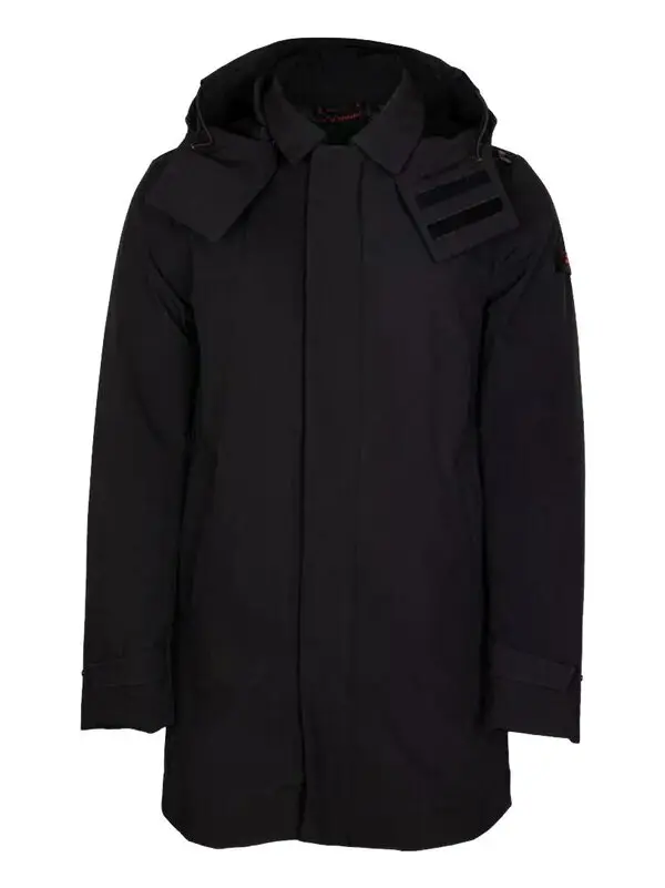 Peuterey Groff Hooded Coat - Black