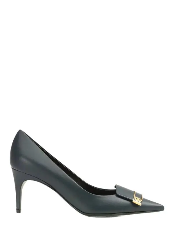SERGIO ROSSI Sr Evolv Logo-plaque Pumps - Blue