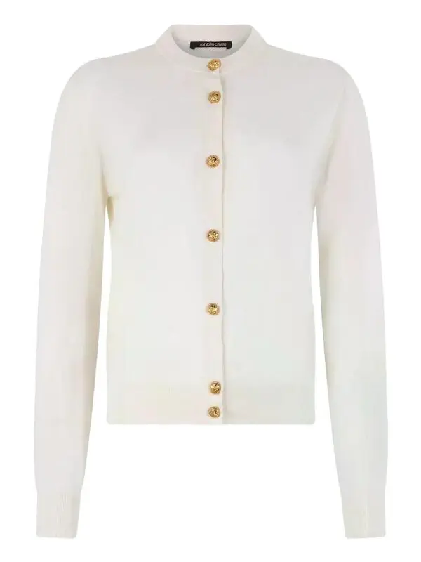 Roberto Cavalli Button-up Cardigan - Neutrals