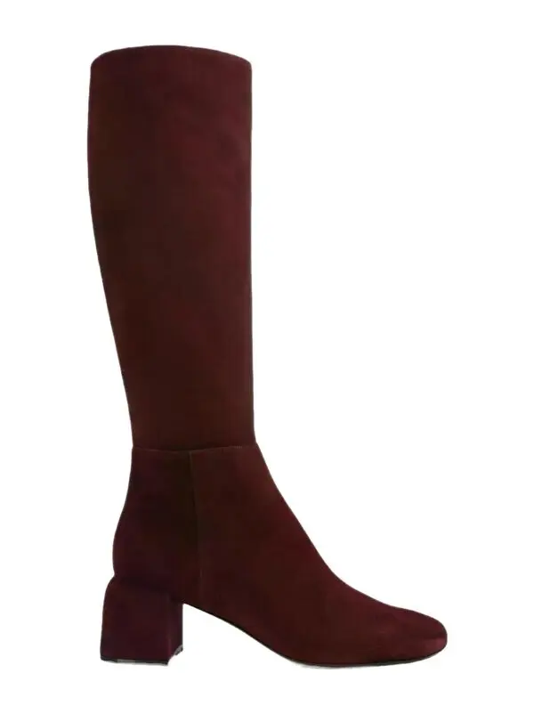 SERGIO ROSSI Convex Knee-high Boots - Red
