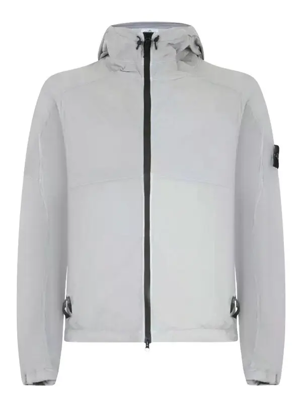 Stone Island Hooded Water-repellent Jacket - Grey