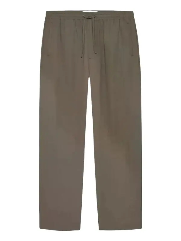 NEW AMSTERDAM SURFASSOCIATION Logo-patch Drawstring Trousers - Neutrals