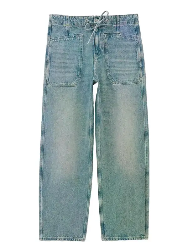 Ba&sh Cocy Drawstring Jeans - Blue