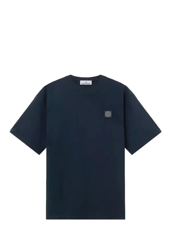 Stone Island 2100030 Combed Organic Cotton Jersey T-shirt - Blue