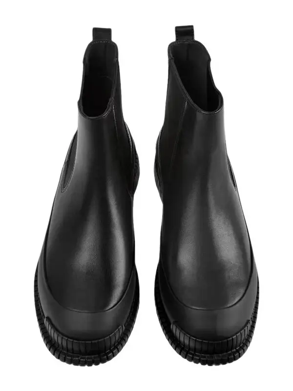 Camper Pix Leather Chelsea Ankle Boots - Black