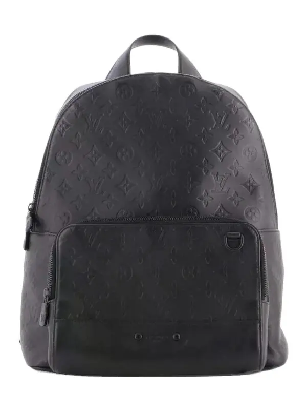LOUIS VUITTON Racer Monogram Shadow Leather Backpack - Black