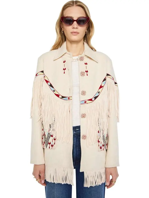 Alix Of Bohemia Ranger Fringe Jacket Prairie - Multi