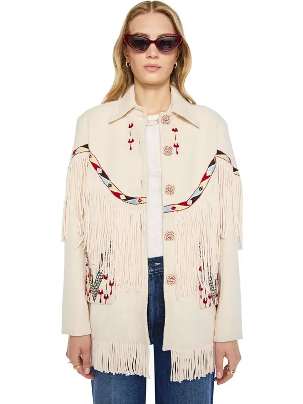 Alix Of Bohemia Ranger Fringe Jacket Prairie - Multi