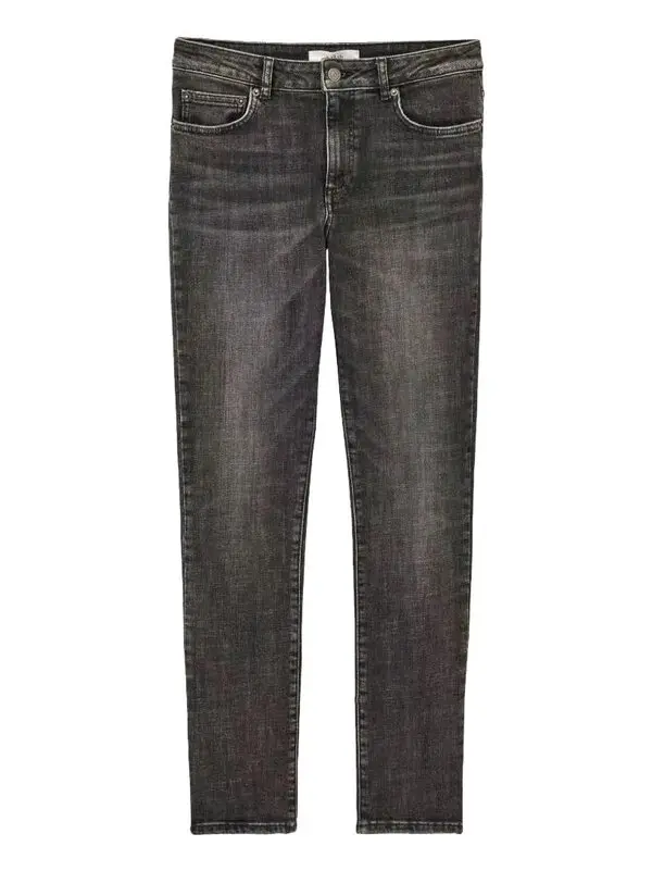 Ba&sh Niko Faded-effect Skinny-cut Jeans - Grey