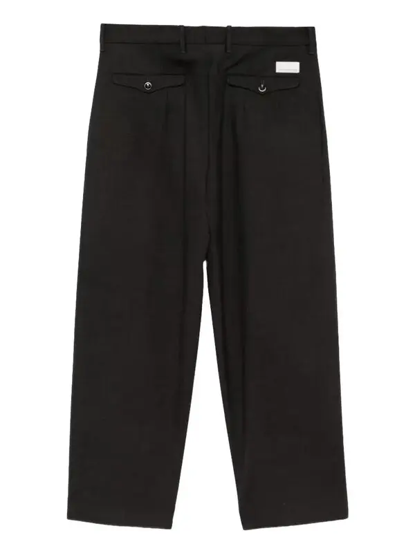 NINE:INTHE:MORNING Meteorite Pressed-crease Trousers - Brown