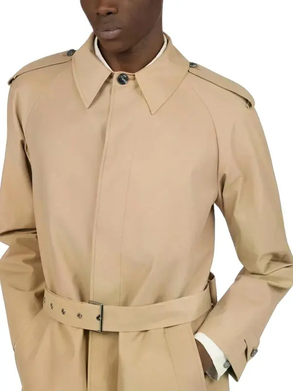 Roberto Cavalli Belted Trench Coat - Neutrals