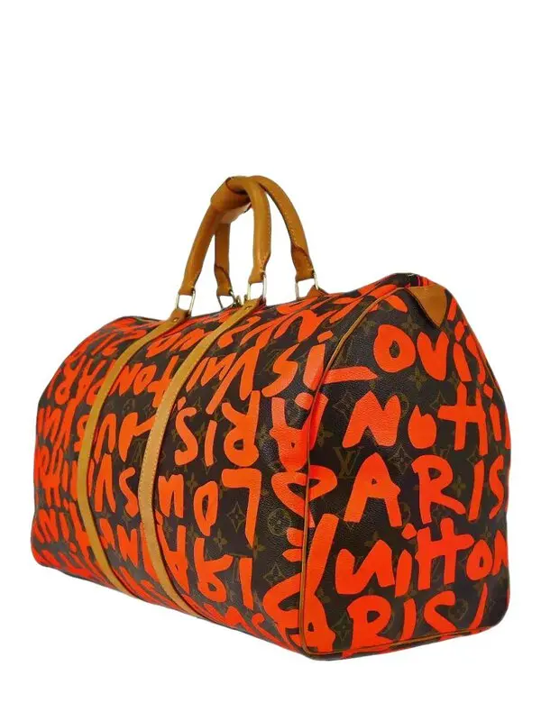 LOUIS VUITTON 2009 Keepall 50 Duffle Bag - Orange