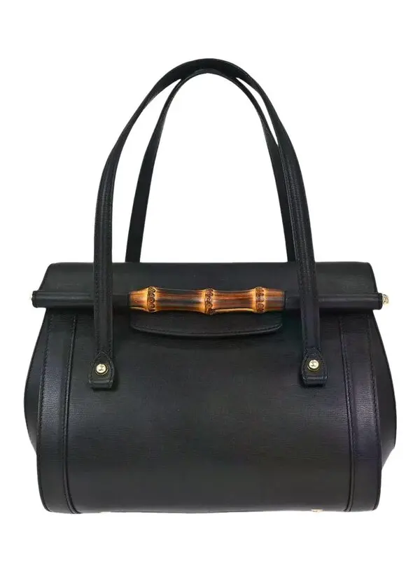 Gucci 2010s Bamboo Handbag - Black