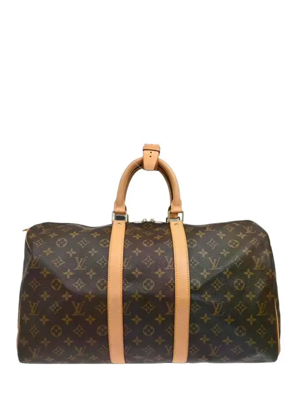 LOUIS VUITTON 2002 Keepall 45 Travel Bag - Brown
