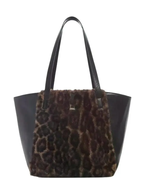 Apparis Rana Leopard-print Shoulder Bag - Black