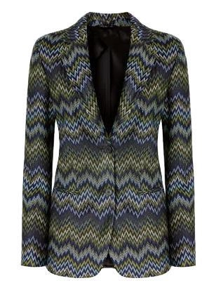 Missoni Viscose Blazer With Snake Motif - Multicoloured