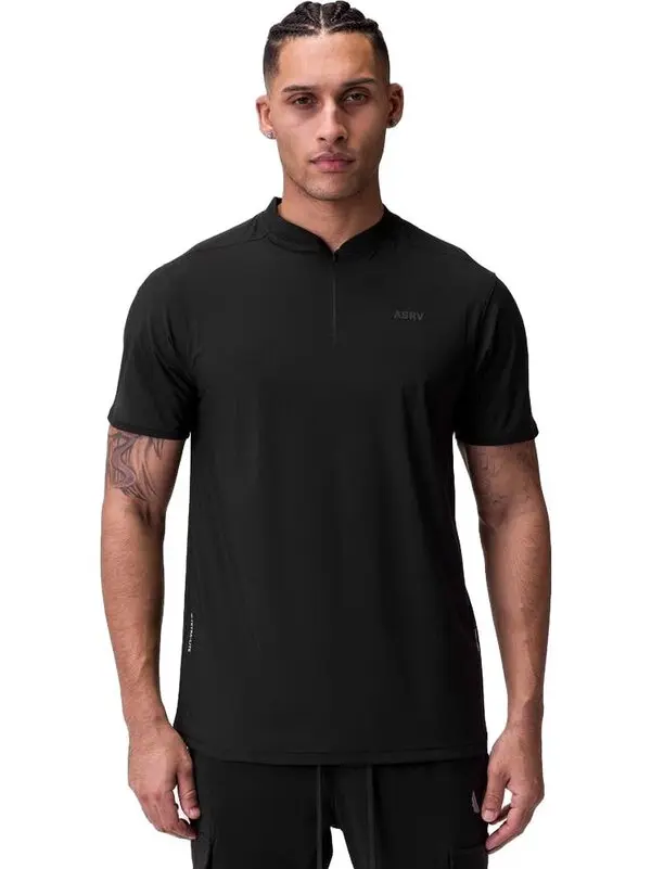 ASRV Tetra-lite Ice Zip Tee - Black