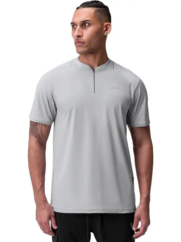 ASRV Tetra-lite Ice Zip Tee - Slate Grey